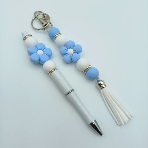Hand Crafted | Accessories | Fidget Key Ring With Matching Pen Gift Set ...
